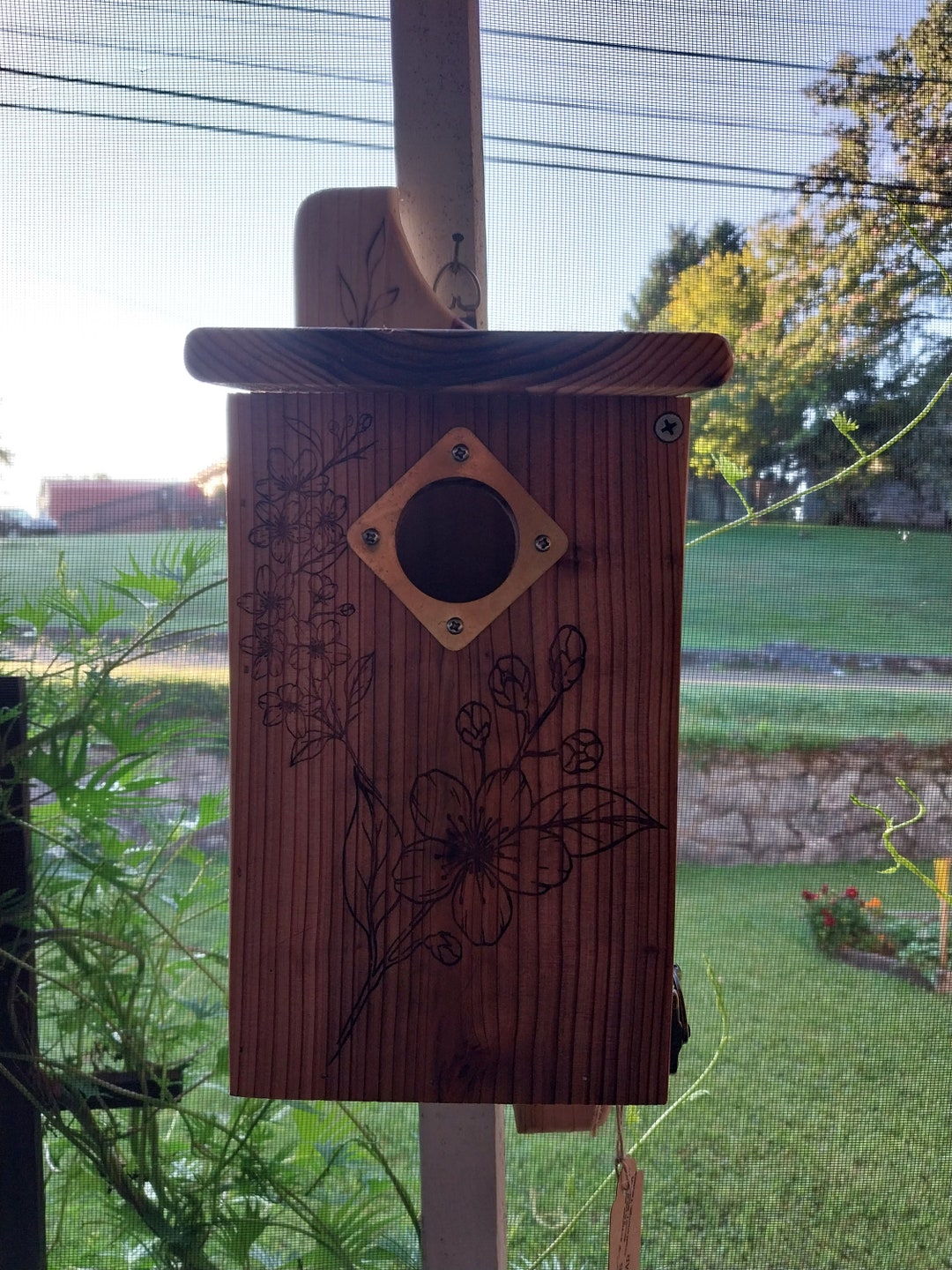 Blue Bird Birdhouse, Funky Birdhouse, Bird Box, Aviary, Garden Art - Etsy
