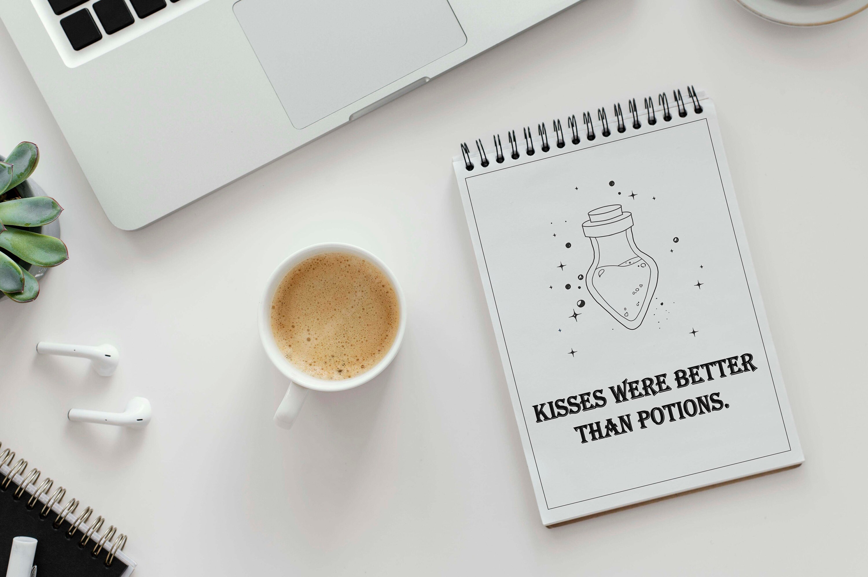 Magical Potion Digital Art , Magic Note Book Cover, Planner Cover ...