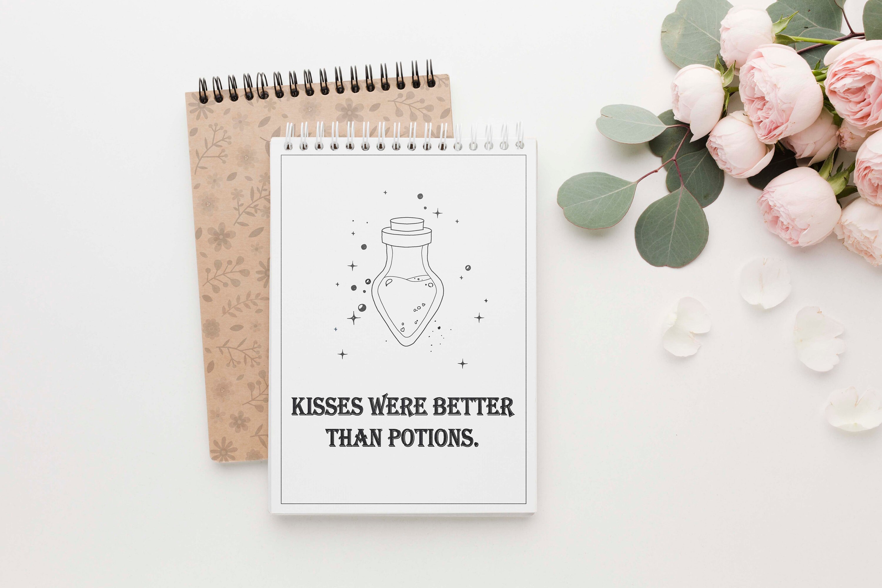 Magical Potion Digital Art , Magic Note Book Cover, Planner Cover ...