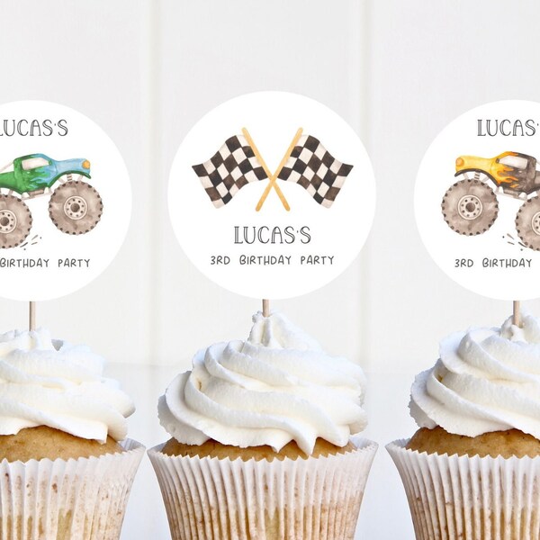 Truck Cupcake Topper - Etsy