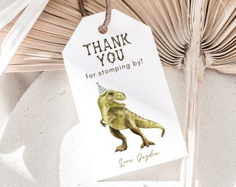 3 Rex Birthday Thank You - Etsy