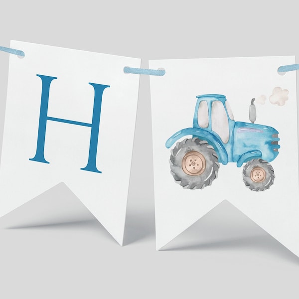 Tractor Banner - Etsy