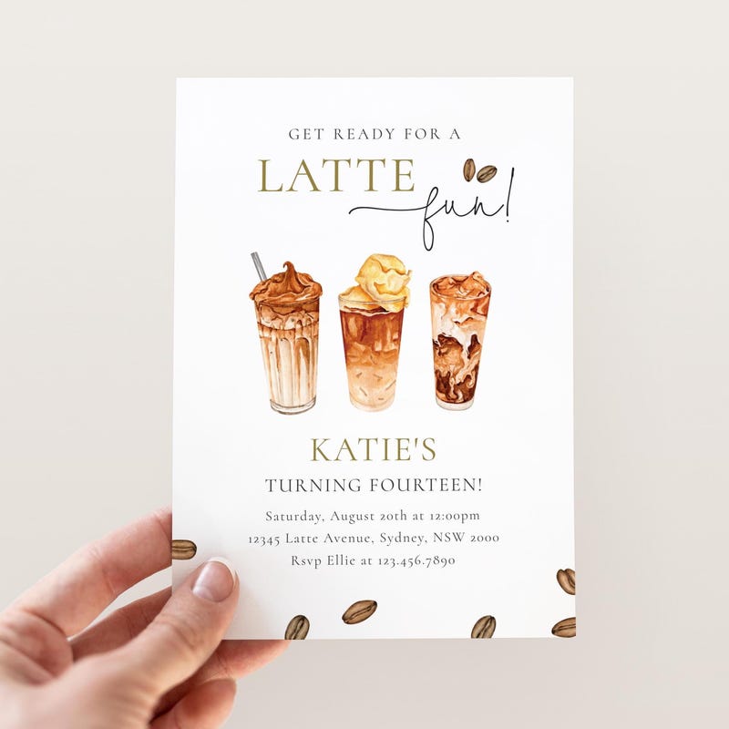 Coffee Invitation - Etsy