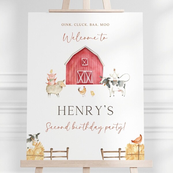 Farm Birthday Party - Etsy