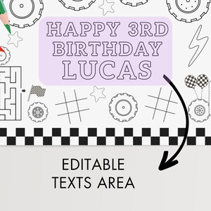 Editable Monster Truck Activity & Coloring Page, Monster Trucks ...