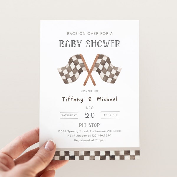 Checkered Baby Flag - Etsy