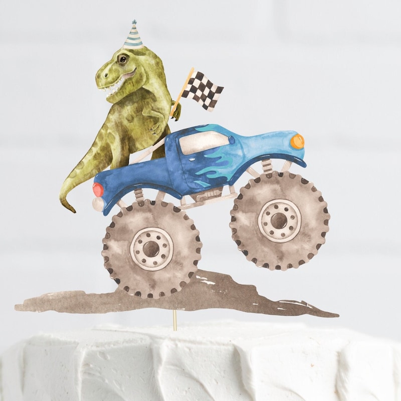 Monster Truck Cake Topper - Etsy