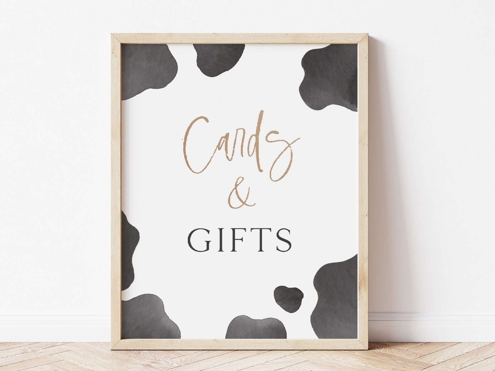 Cow Party Signs Bundle, Editable Template, Holy Cow Birthday Signs ...