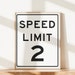 Editable Speed Limit Sign, Race Car Birthday Party Sign, Racing Party ...