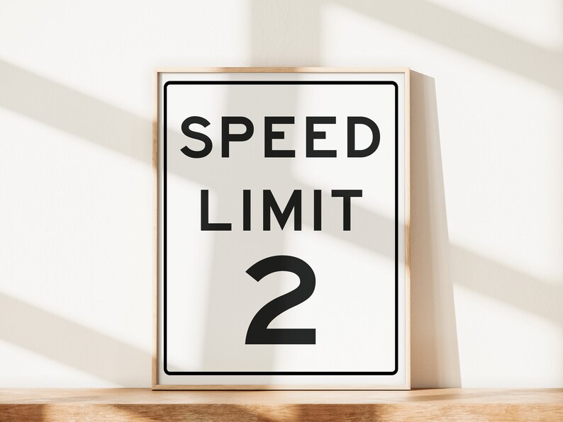 Editable Speed Limit Sign, Race Car Birthday Party Sign, Racing Party ...