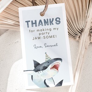 Shark Party Welcome Sign, Editable Template, Sharks Birthday Party ...