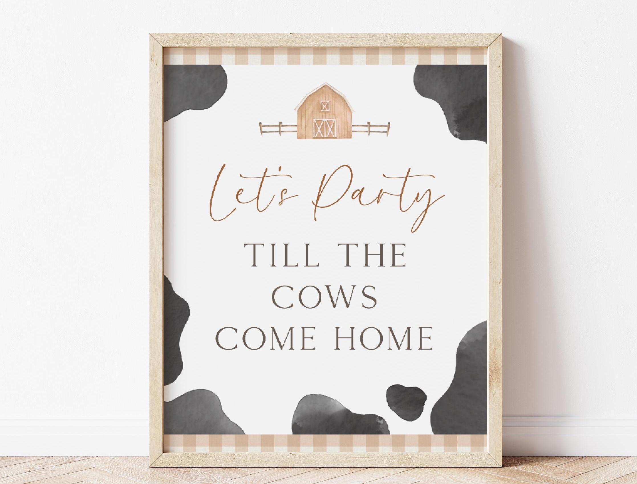 Editable Farm Birthday Party Signs Bundle, Beige Barn & Farm Animal ...