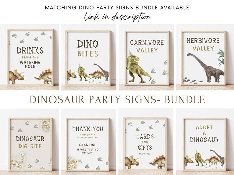 Dinosaur Dig Sign, Editable Template, Dino Dig Site Poster, Fossils ...