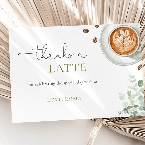 Coffee Thank You - Etsy