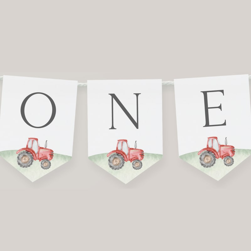 Tractor 1st Birthday - Etsy