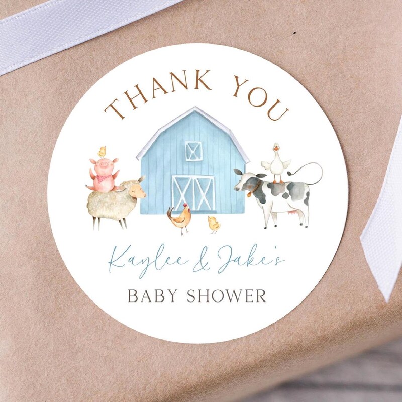 Baby Shower Stickers - Etsy