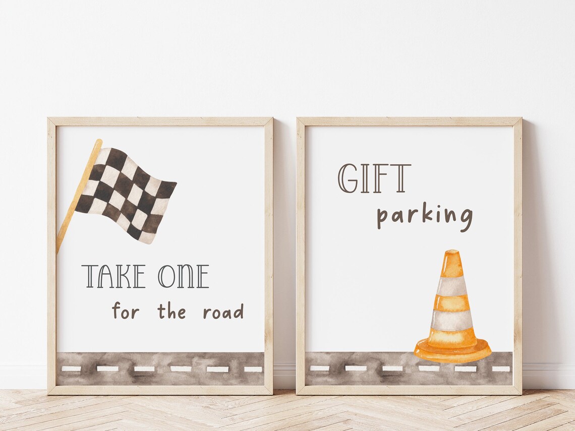 Editable Monster Truck Refueling Station Sign, Food Drink Station ...