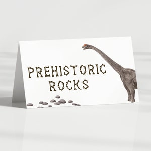 Dinosaur Food Tents, Editable Template, Dino Birthday Food Labels, T ...