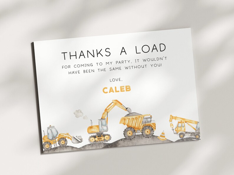 Editable Construction Welcome Sign Construction Truck Party - Etsy