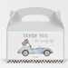 Editable Racing Birthday Gable Box Label, Thanks for Racing By, Vintage ...