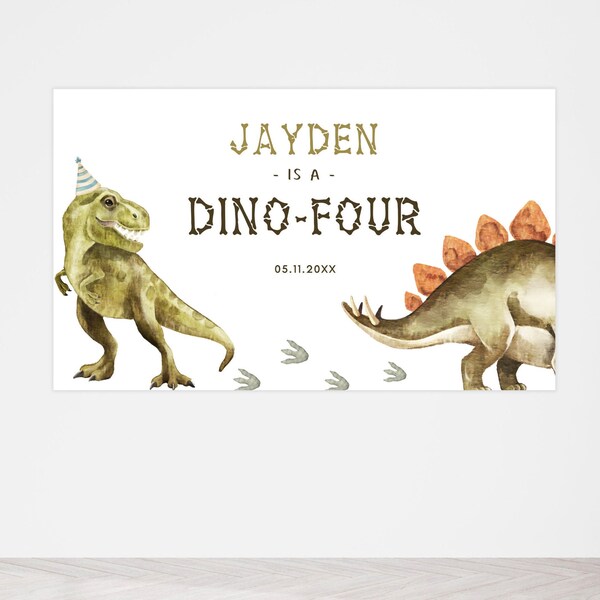 Dinosaur Backdrop - Etsy