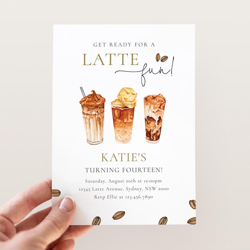 Coffee Invitation - Etsy