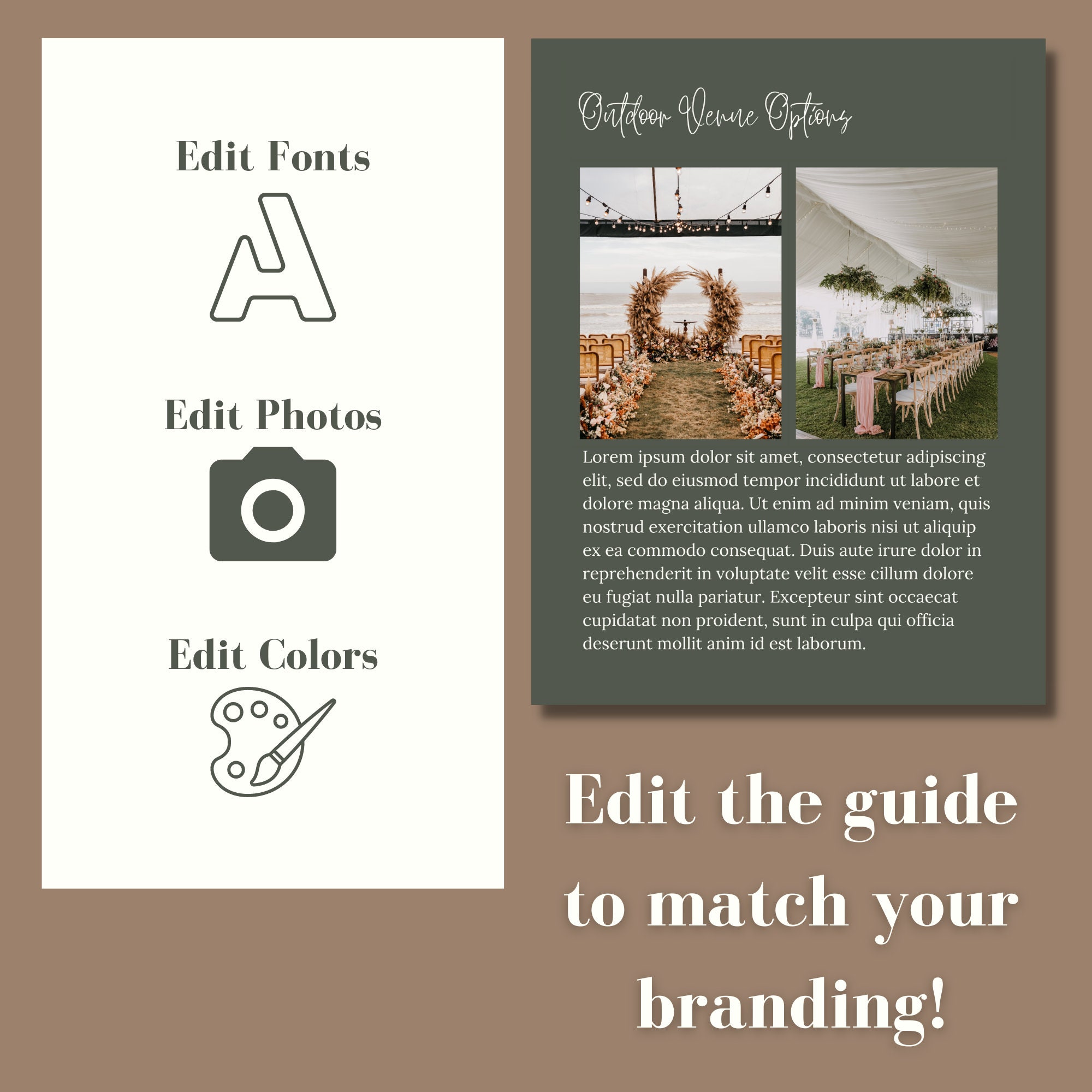 Wedding and Event Venue Ebook Template Editable Real Estate Guide ...