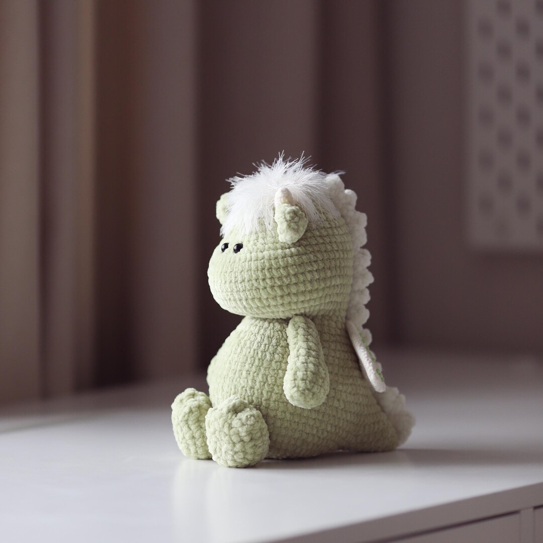 Dragon Crochet Pattern. Crochet Plush Dragon. Amigurumi Pattern. DIY ...