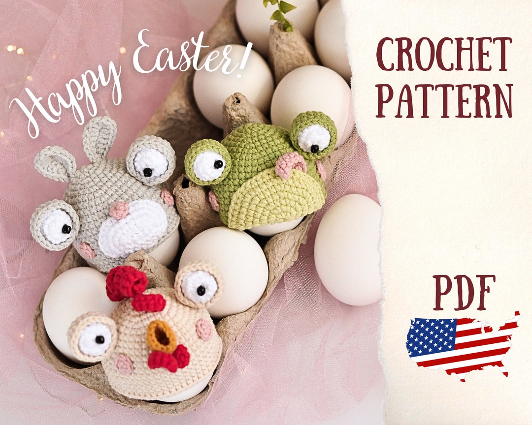 Easter Crochet Patterns / Set of 3 Amigurumi Patterns / Crochet Bundle ...