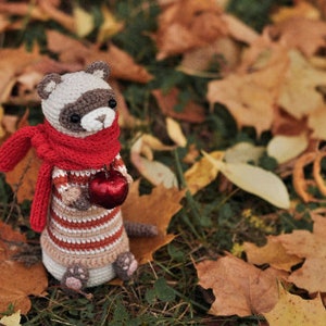 Amigurumi Pattern / Ferret Crochet Toy / Amigurumi Animals / Crochet ...