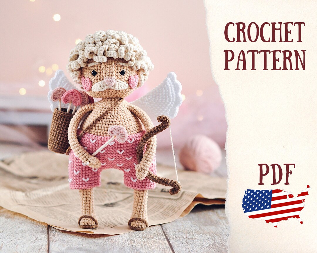 Amigurumi Pattern, Cupid Crochet Pattern, Doll Crochet Pattern ...
