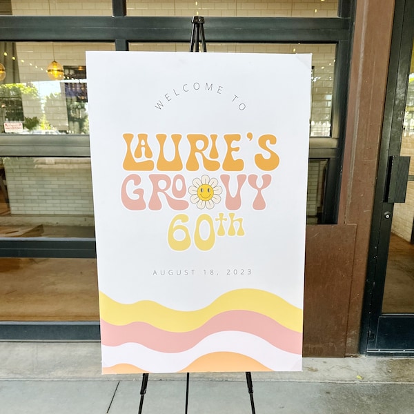 Groovy Birthday - Etsy