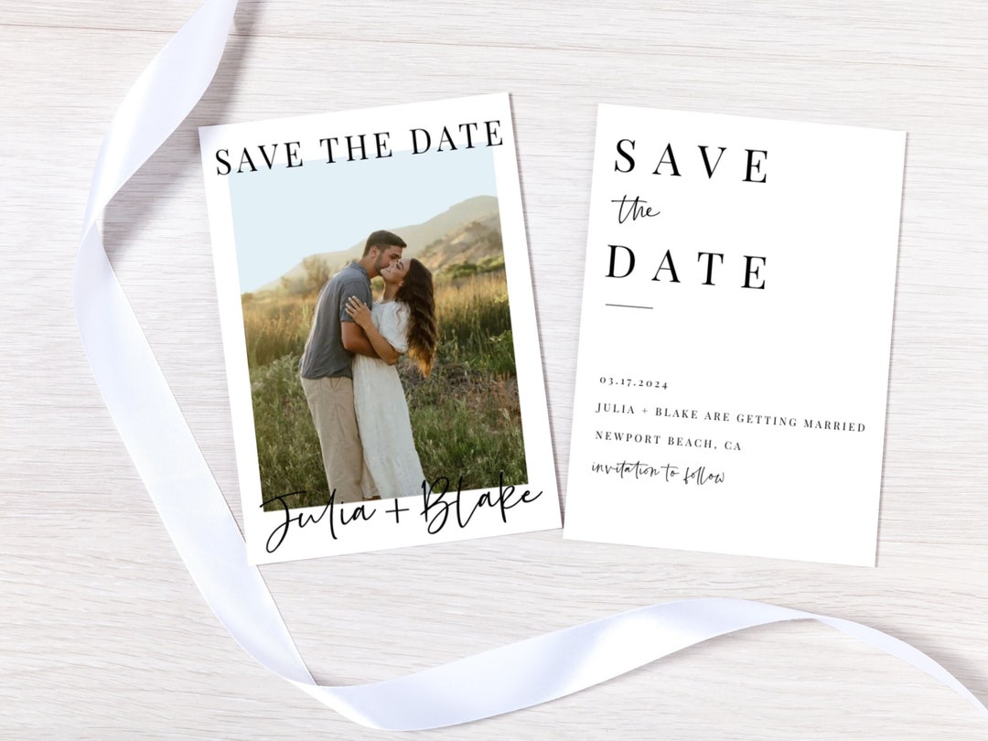 Save the Date Template - Instant Download & Easy to Customize - Etsy