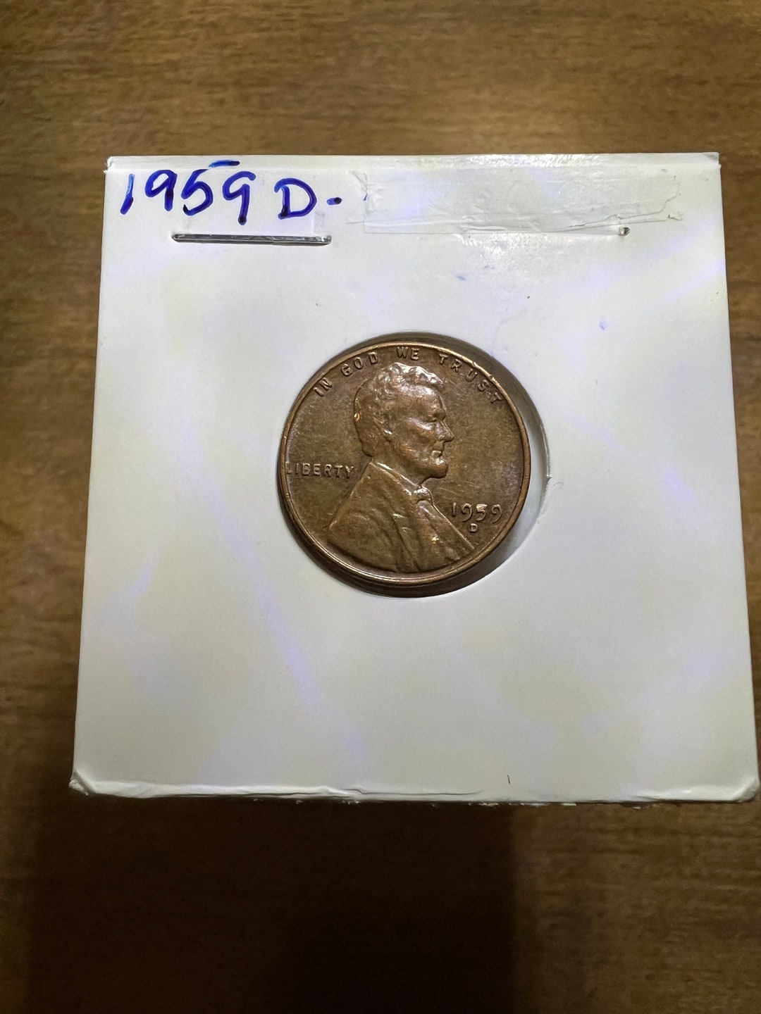 1959 D Penny US Coin - Etsy