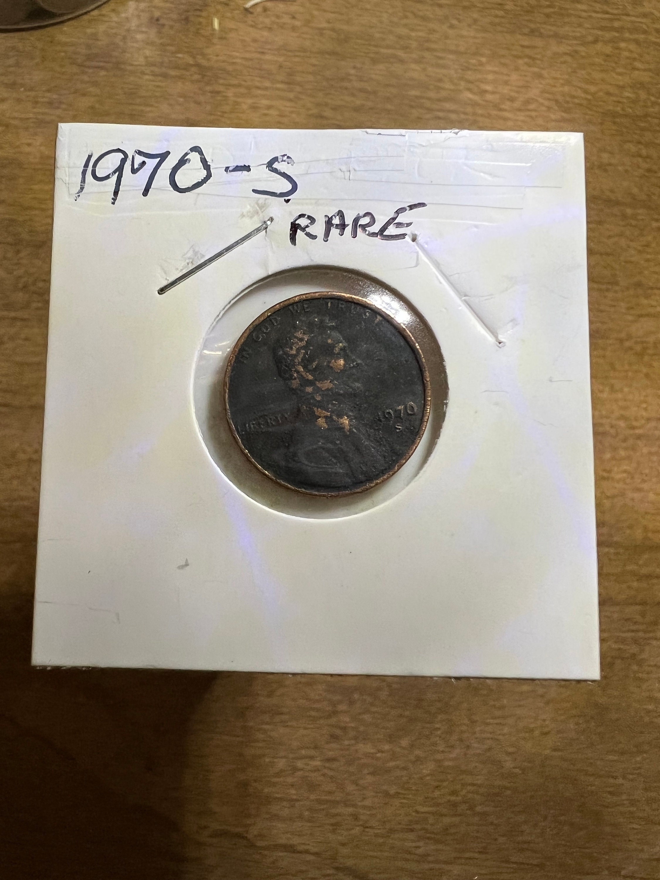 1970 S Penny Rare Color US Coin - Etsy