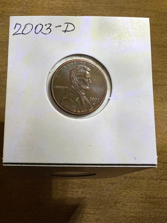 2003 D Penny US Coin - Etsy