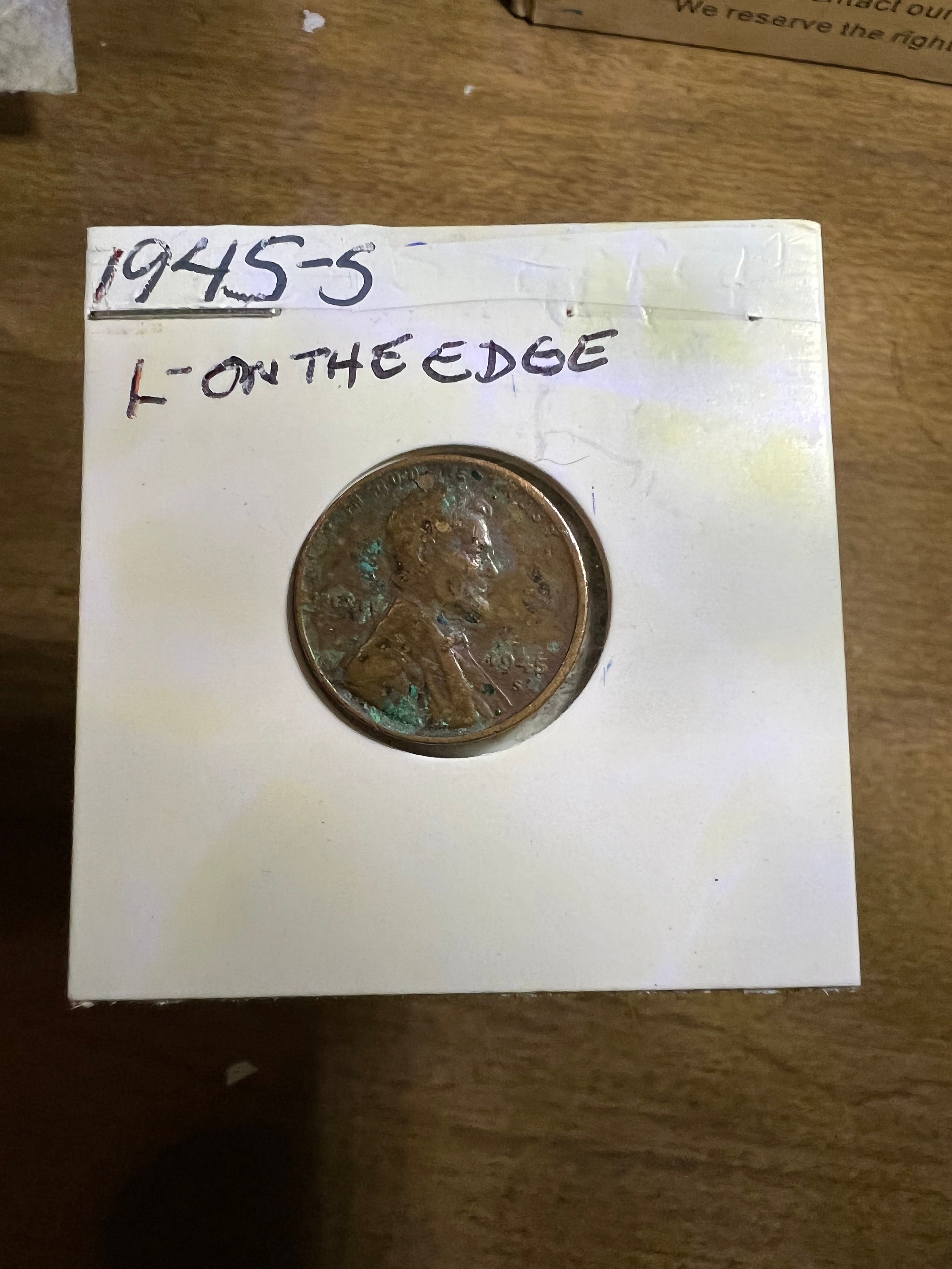1945 S Penny Error Letter US Coin - Etsy
