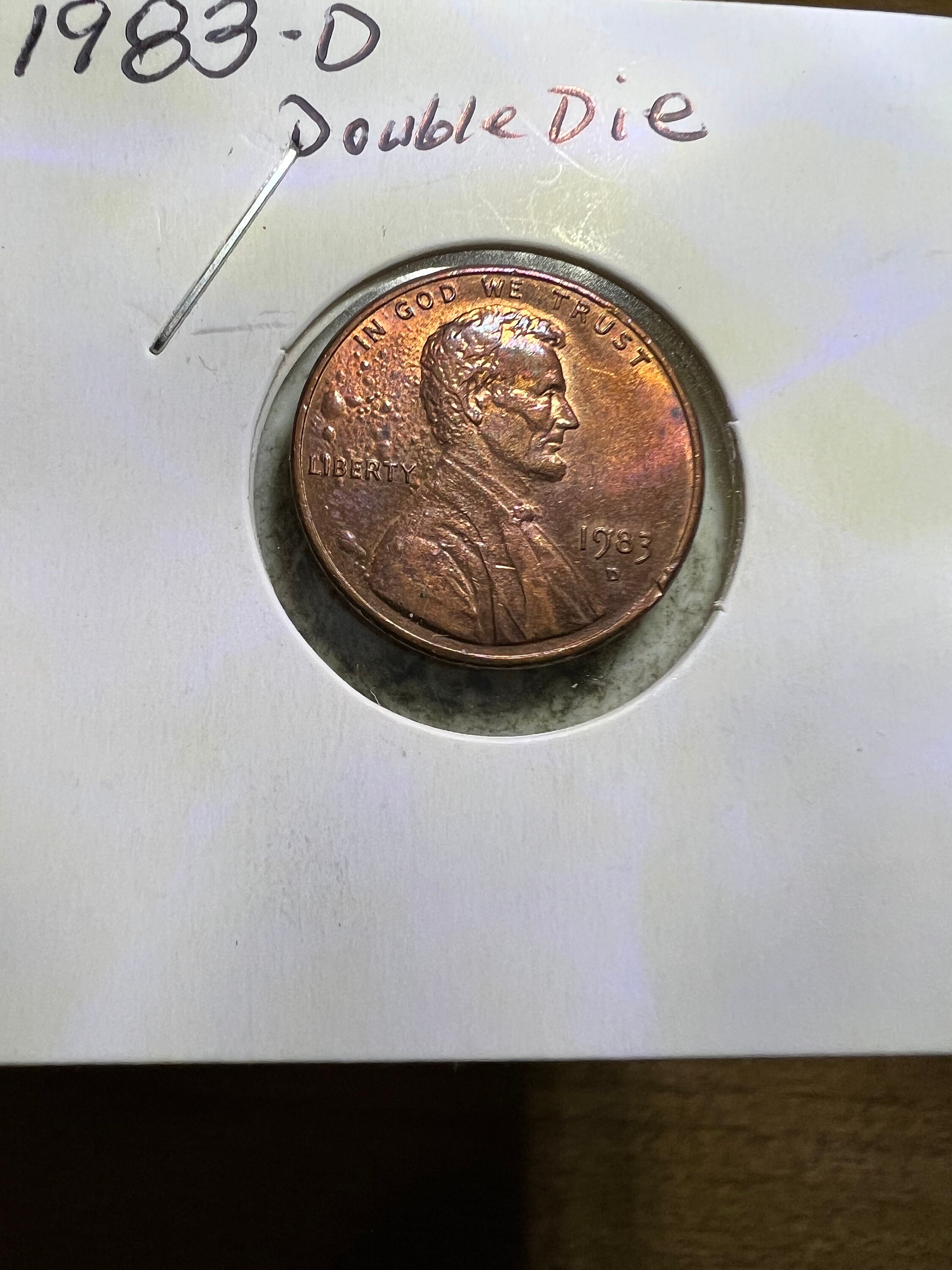 1983 D Penny US Coin Double Die - Etsy