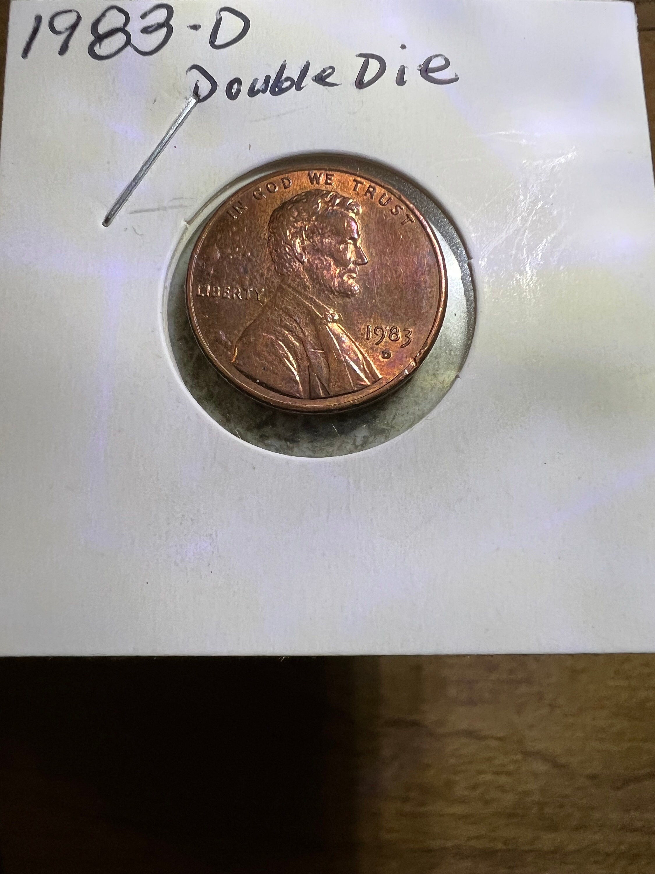1983 D Penny US Coin Double Die - Etsy
