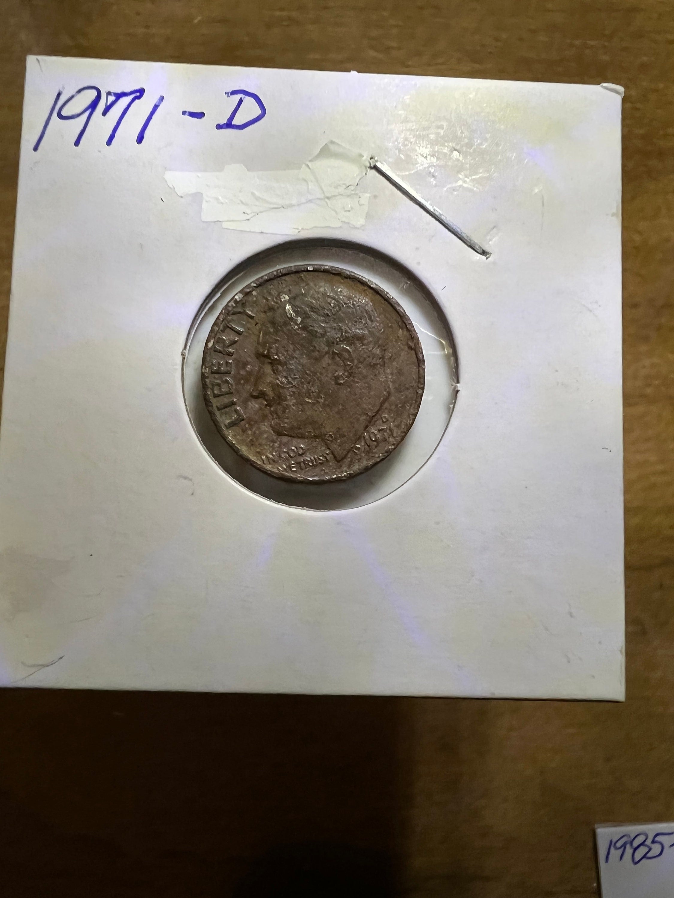1971 D Dime Us Coin - Etsy