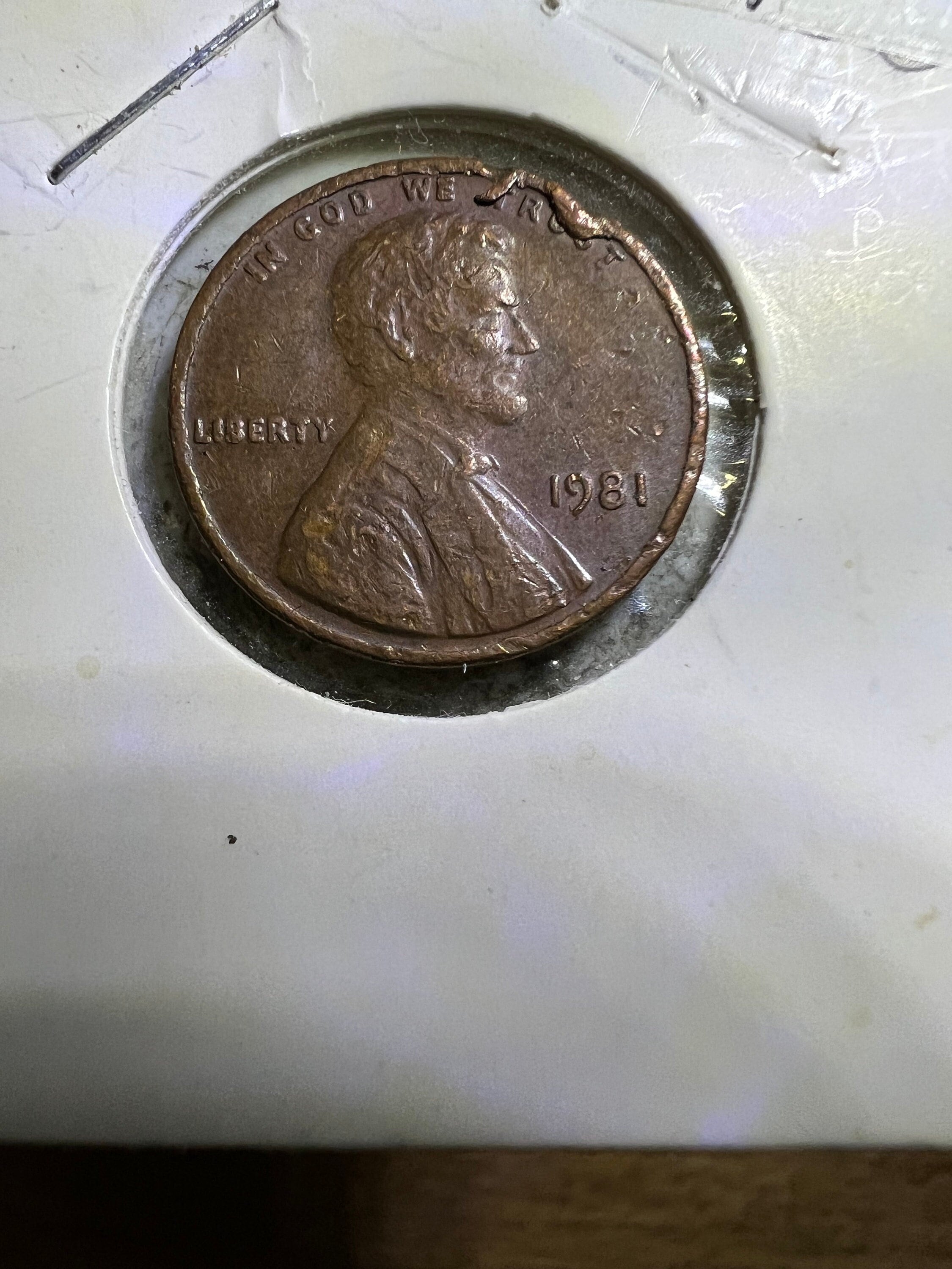 1981 Penny US Coin Mint Error - Etsy