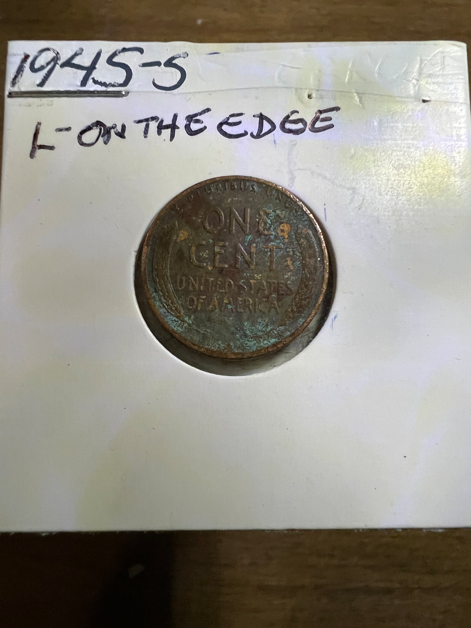 1945 S Penny Error Letter US Coin - Etsy
