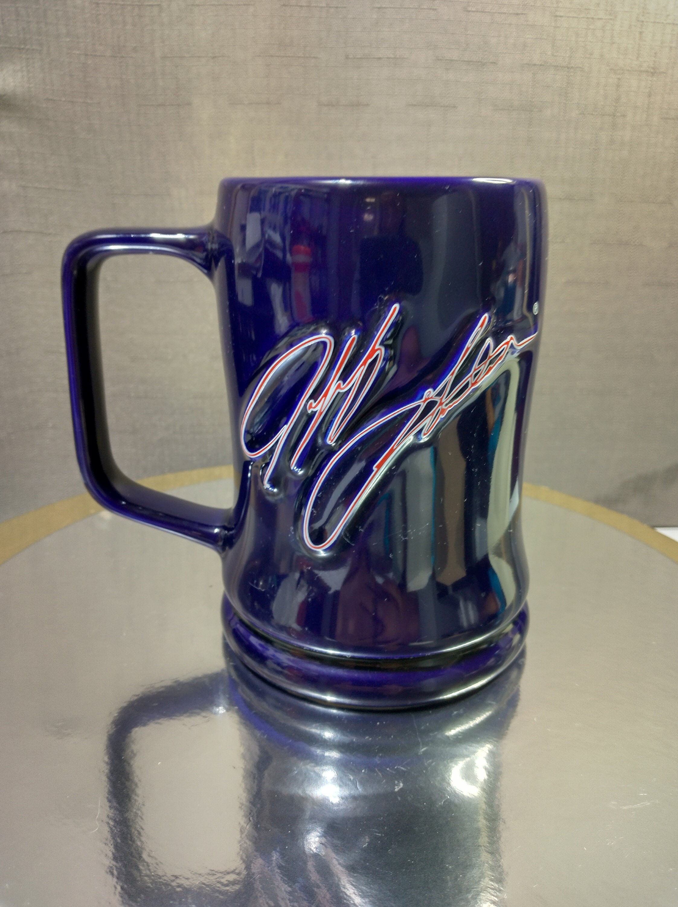 Set of Two Collectible Nascar Dupont Car 24 Jeff Gordon Glass Christmas ...