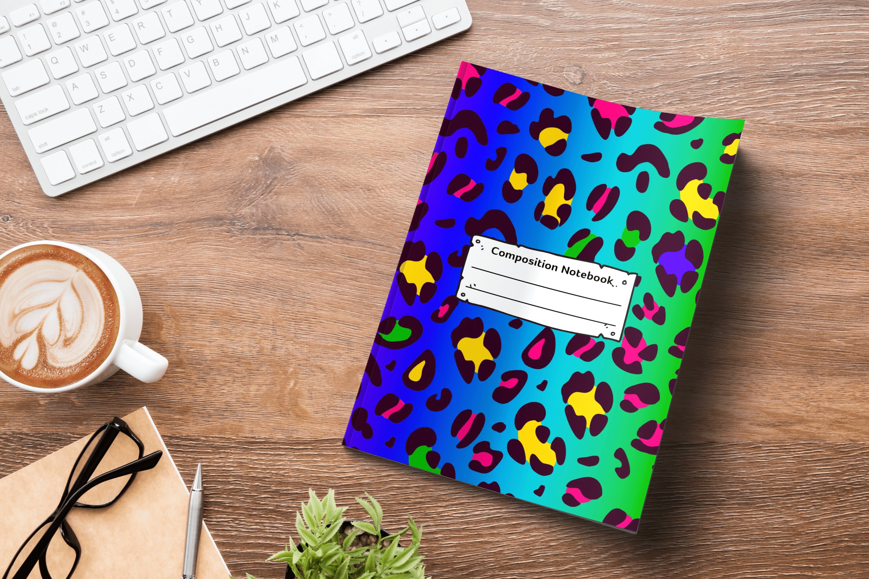 48 Buddle KDP Cute Leopard Composition Notebook Cover - Etsy