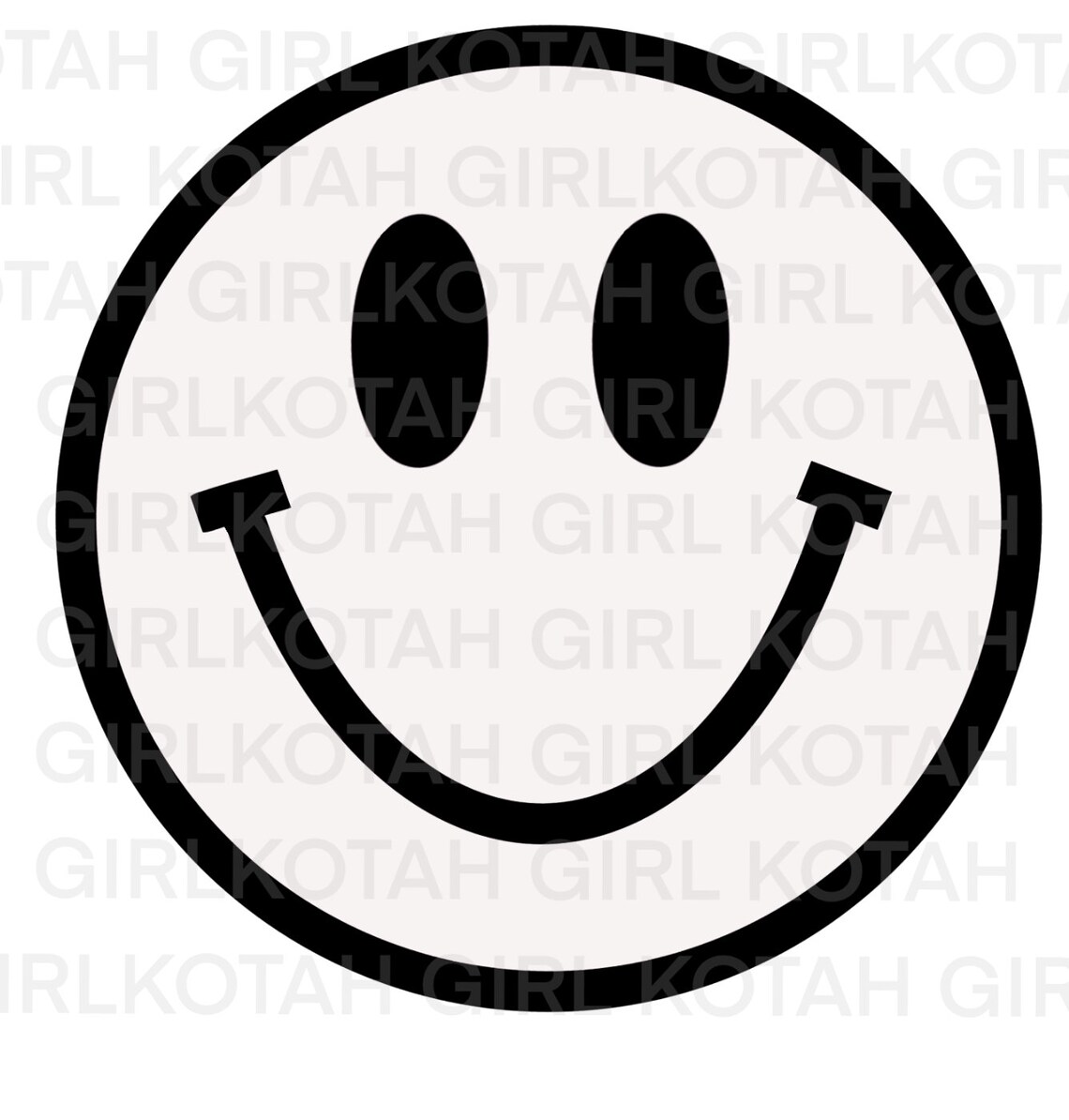 Smiley Face Svg Cute, Trendy, Digital Download, Happy Face, Smile, Png ...