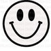 Smiley Face Svg Cute, Trendy, Digital Download, Happy Face, Smile, Png ...