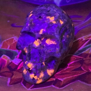 Yooperlite Crystal Skull 2.5” - Etsy