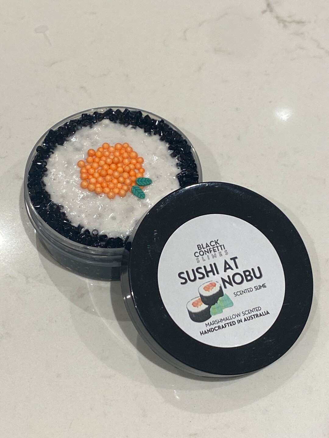Crunchy PERLITE Slime and BINGSU Slime, 'sushi at Nobu' Slime Comes ...