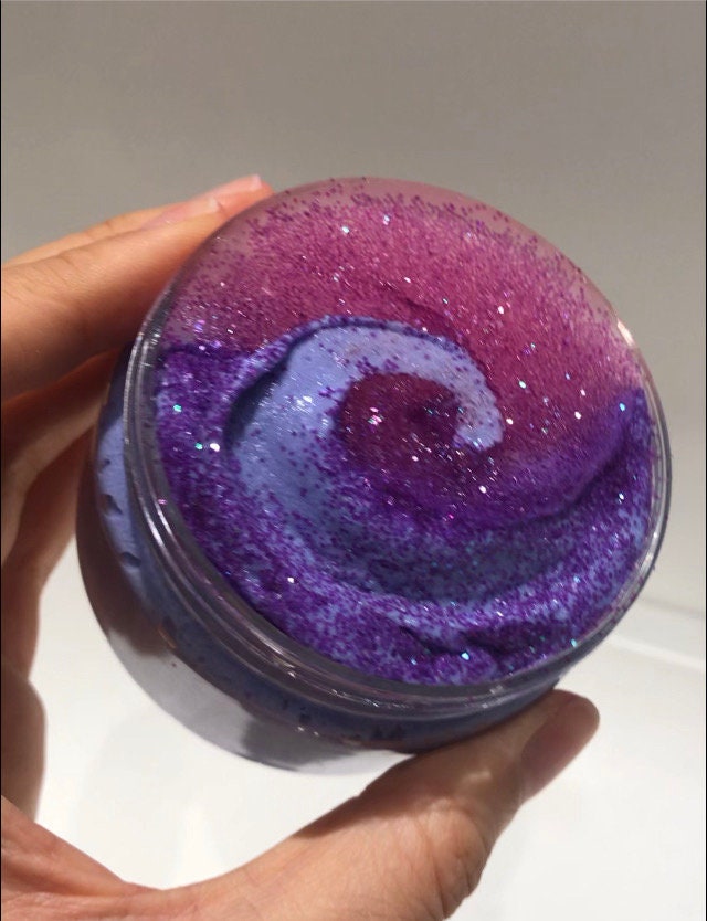 JELLY Slime & CLOUD CREME, 'lavender Haze' Slime, Fresh Lavender and ...