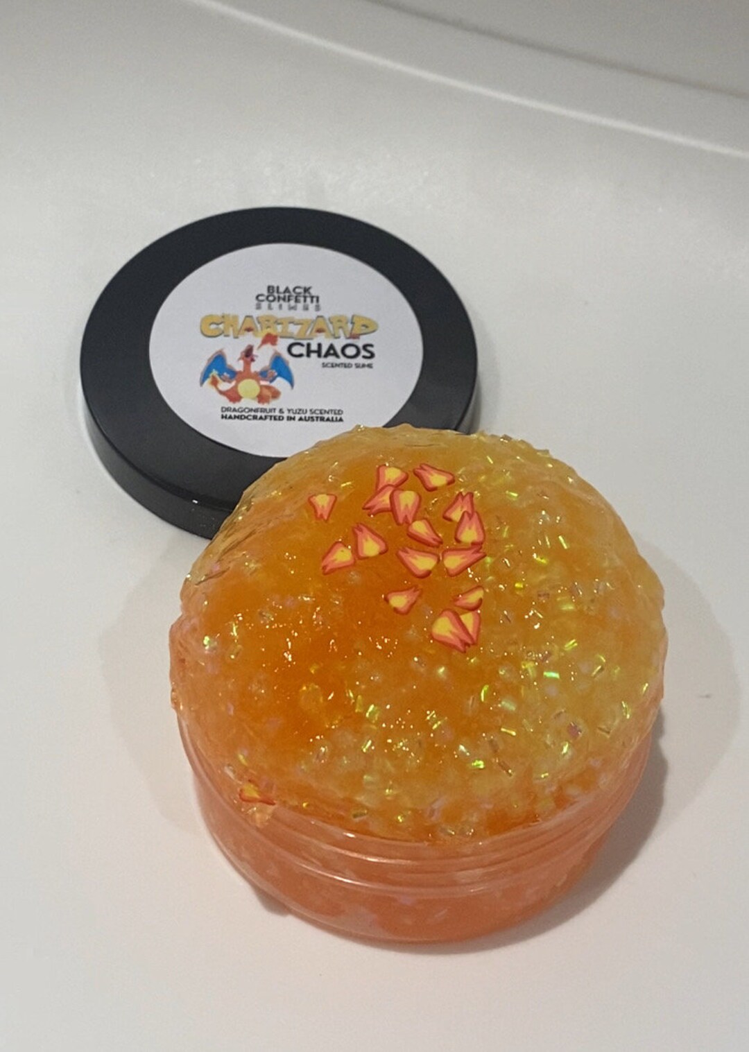 Crunchy Bingsu Slime, 'CHARIZARD CHAOS' Yellow Slime and Orange Slime ...